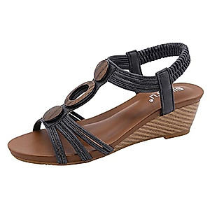 ZHOUXINGB Summer Sandals for Women Sexy, Shoes for Women Dressy Low Heel Lace Up Sandals Office Sneakers Heels Shoes Lightweight Boots Swimming Low Wedge Sandals for Women