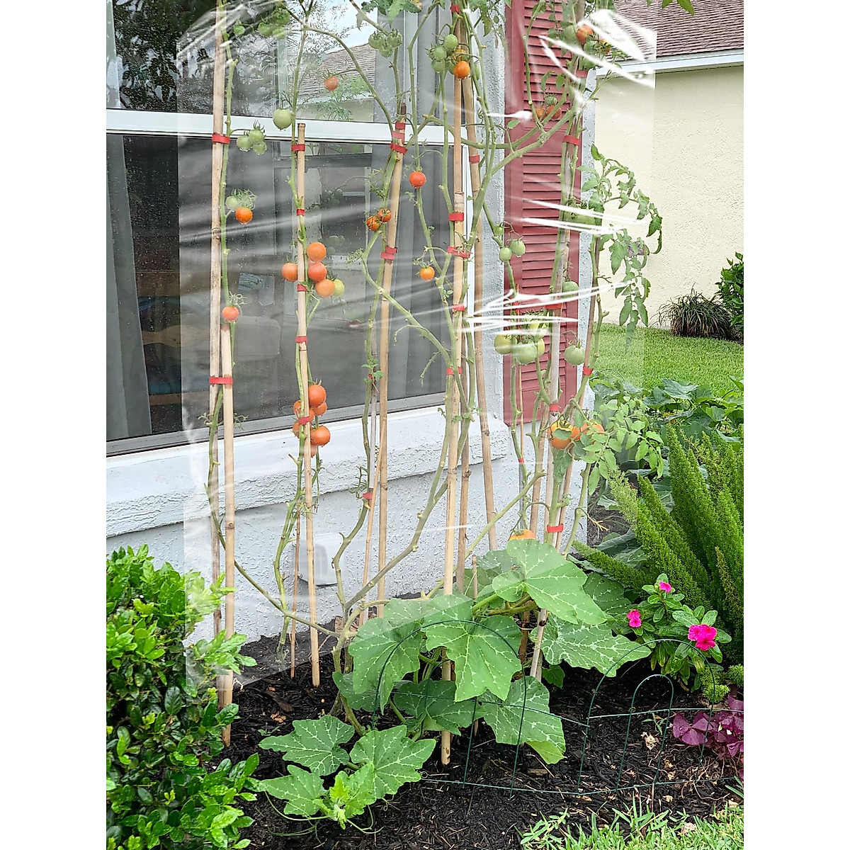 LAMINET Heavy Duty Clear Plastic- 10 Ft. of Glass Clear Plastic Vinyl Protective sheeting for Home, Office, Furniture, Boat, Porch, patios, Greenhouse, DIY and Crafts. 36" X 20', 9 Gauge outdoors!