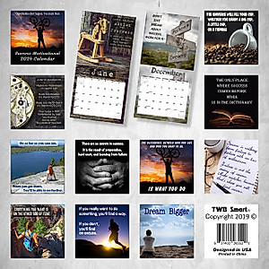 2024 Success Motivational Wall Calendar, Powerful Inspirational Quotes for Success in Life and Business, Large 12 x 12 Inch Full Color Photos