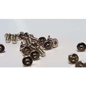 XPS 15 9550 Small Base Screws 12x Silver T5 M2x3mm Torx Laptop Screw Vite Vis