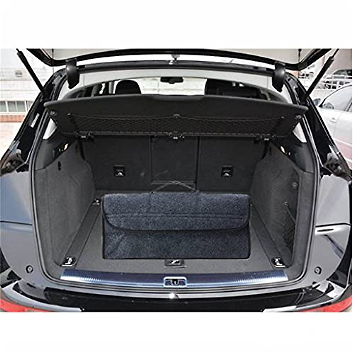 Large Anti Slip Compartment Boot Storage Organizer Tool Bag Car Storage Bag Car Trunk Organizer Soft Felt Storage Box