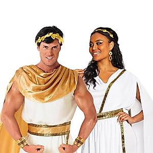 Morph Greek Goddess Costume Women - Womens Toga Costume, Greek Toga Costume Woman, Goddess Halloween Costumes for Women, Medium