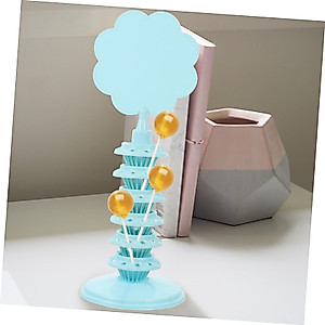 Cabilock 1pc Lollipop Display Stand Lollipop Stand Display Holder Rack (random Color) Candy Stand Holder Base Multi-function Display Rack Cake Pop Sticks Making Tools Pop Tree Shelves Pp
