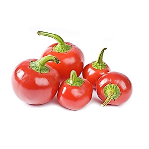 Sweet Red Cherry Pepper Seeds for Planting, 25+ Heirloom Seeds Per Packet, (Isla's Garden Seeds), Non GMO Seeds, Botanical Name: Capsicum annuum, Great Home Garden Gift