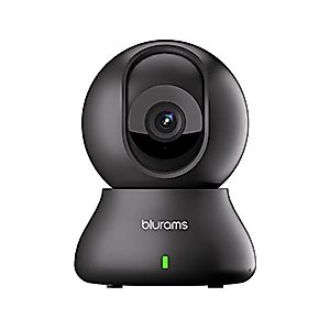 blurams Security Camera, 2K Baby Cameras Pet Camera 360-degree for Home Security w/Smart Motion Tracking, Phone App, IR Night Vision, Siren, Works with Alexa & Google Assistant & IFTTT, 2-Way Audio