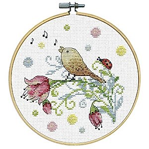 Design Works Crafts Janlynn Counted Cross Stitch Kit, Bird