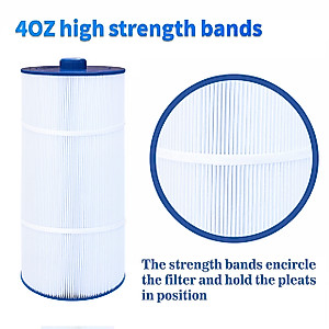 Cryspool Spa Filter Compatible with 6540-488,Sundance Double End 120, PSD125-2000, C-8326, FC-2780, Magnum SU125,125 sq.ft, 1 Pack