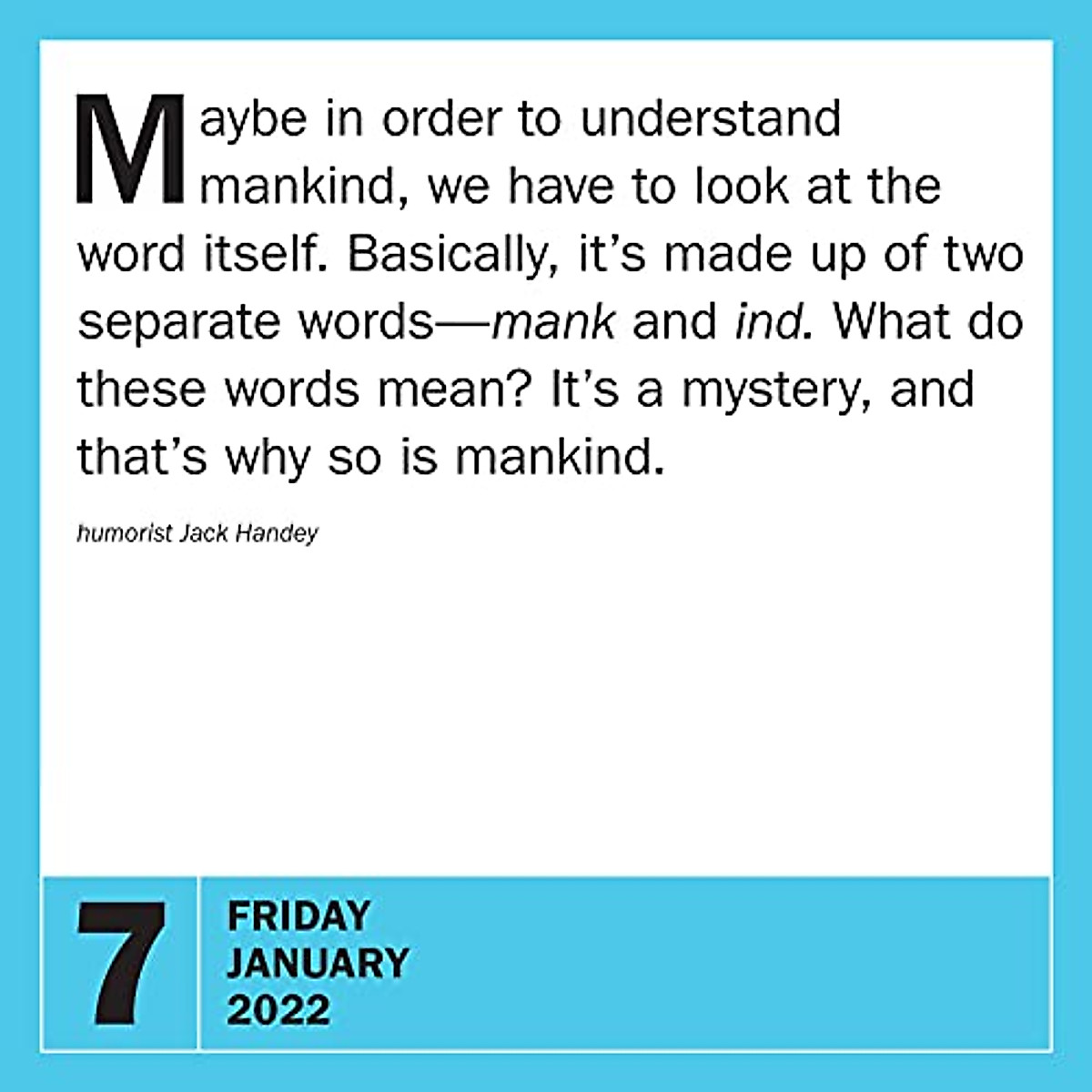 365 Smartest Things Ever Said! Page-A-Day Calendar 2022: An Inspiring Year of Positivity, Humor, Motivation, and Pure Brilliance.