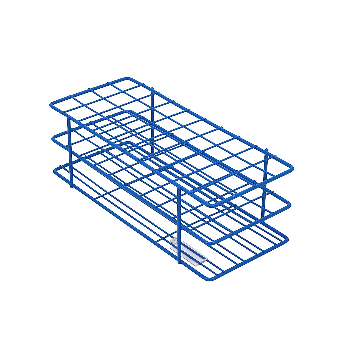 SP Bel-Art Poxygrid Test Tube Rack; For 16-20mm Tubes, 40 Places, Blue (F18762-0001)