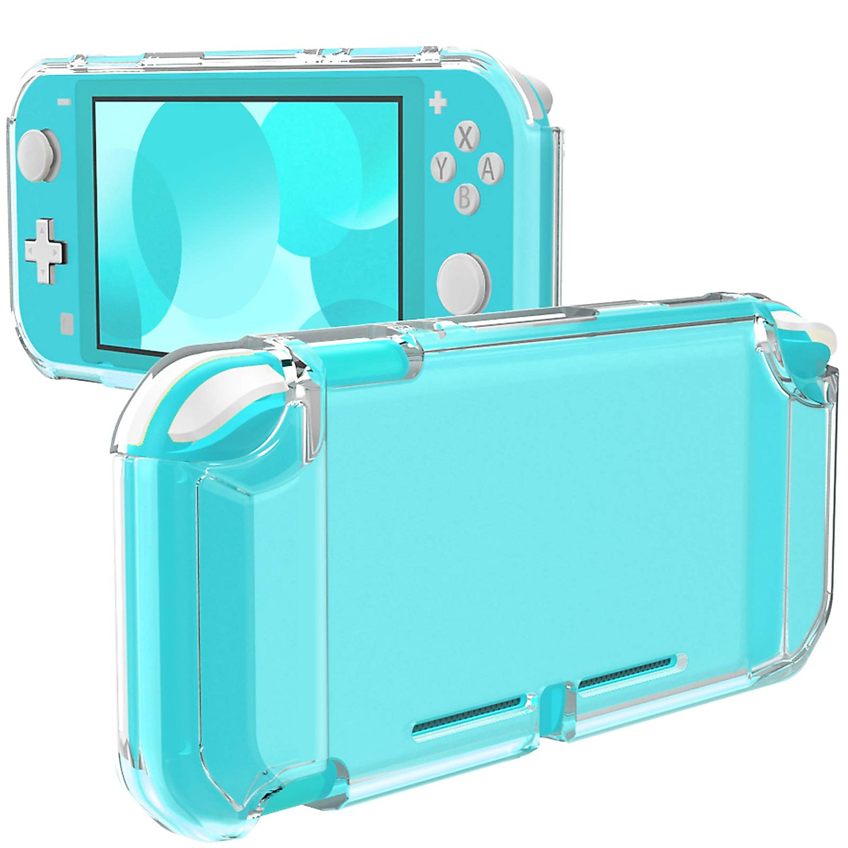 MoKo Cover Compatible with Nintendo Switch Lite, Protective Clear Grip Case TPU Shockproof Durable Frosted Shell Compatible with Nintendo Switch Lite Console - Clear