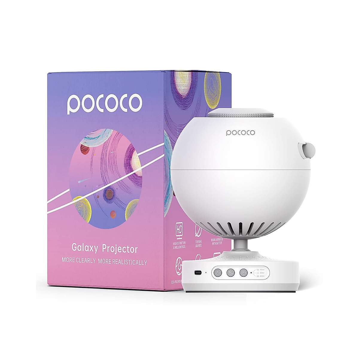【Limited Time Offer: 16% Off 】POCOCO Galaxy Projector + Moon and Stars - Discs (6 Pieces)