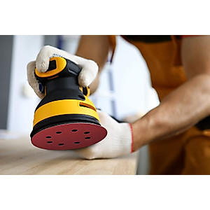 Fandeli | Circular Sanding Discs | Assorted Grits (80,120,220) | 50 Sheets of 5'' | 8 Holes | Hook and Loop | for Circular Sander | for Orbital Sander