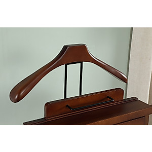 Proman Products VL16188 Wardrobe Valet, Walnut