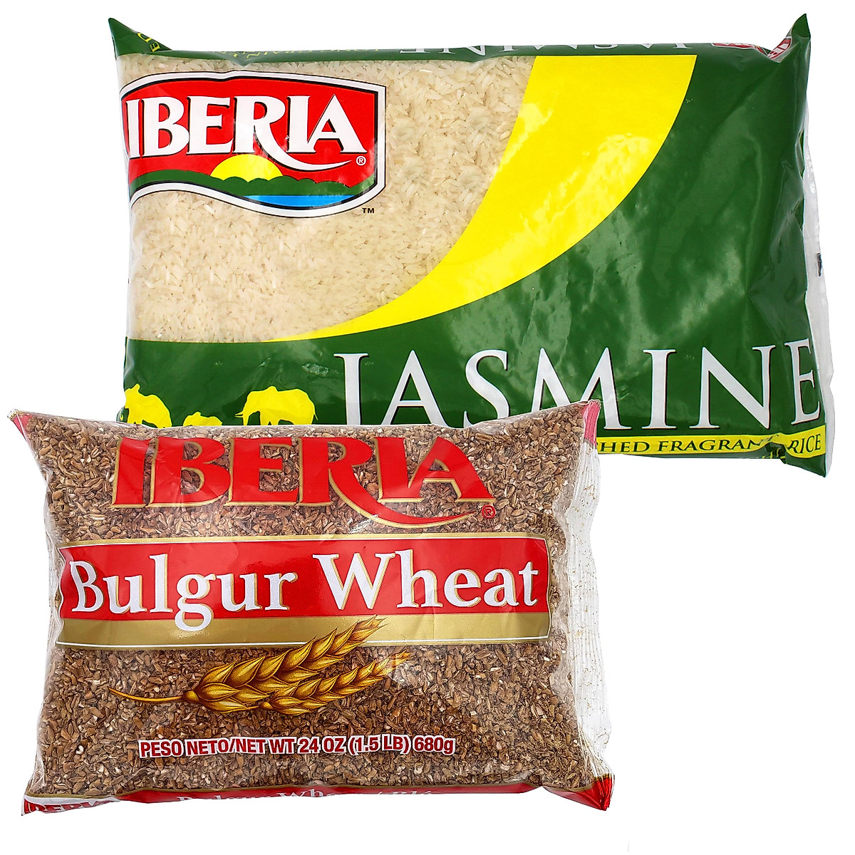 Iberia Jasmine Rice, 5 lbs. + Iberia Bulgur Wheat, 24 oz