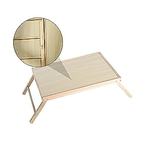 MAGICLULU 1pc Computer Desk Study Desk Foldable Breakfast Table Mini Size Breakfast Tray Serving Bed Tray Wooden Pallets Folding Trays Wooden Desk Study Table Laptop Table Home Writing Table
