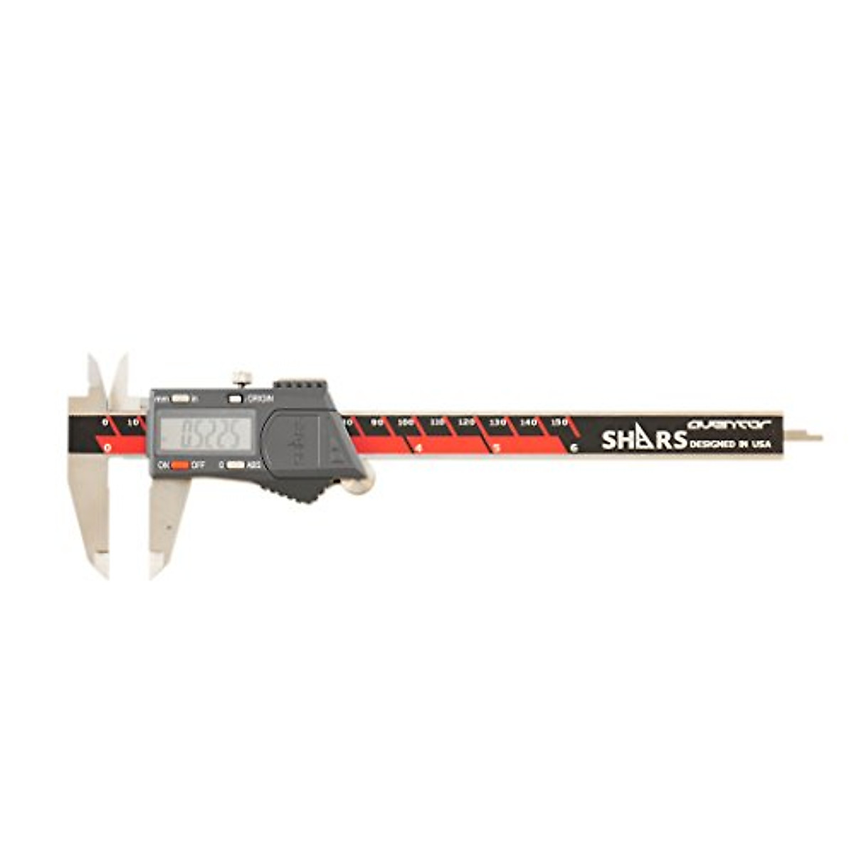 Aventor 0-6"/0-150mm Absolute DPS Digital Caliper IP54 Protection, Resolution 0.0005"/0.01mm 303-1551 S]