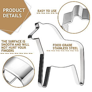 COLIBROX Scandinavian Sweden Swedish Dala Horse Cookie Cutter #186HOR