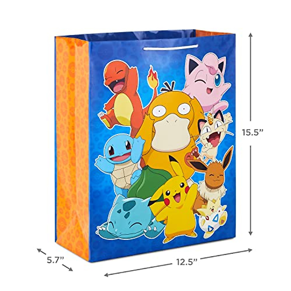 Hallmark Pokémon Gift Bag Bundle (9" Medium PokéBall and 15" Extra Large Pikachu) for Kids, Birthdays, Christmas, Valentine's Day, Halloween