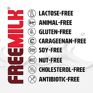 Strive FREEMILK, Animal-Free Dairy Milk, 32 oz Carton (Pack of 6), Lactose Free, 10g Protein per Serving, Alt Milk, Shelf Stable, Precision Fermentation, Perfect Day