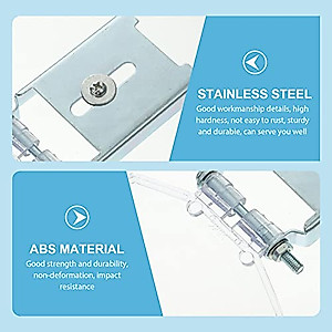 Hemobllo Bench Grinder Eyeshield, 2 Pcs Stainless Steel Bench Grinder Guard Shield Eyeshield Replacement Kit Grinder Eye Shield Accessories for Bench Type 200/250 Grinders