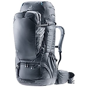 Deuter Unisex – Adult's Aviant Voyager 65+10 Travel Backpack, Black, 10 L