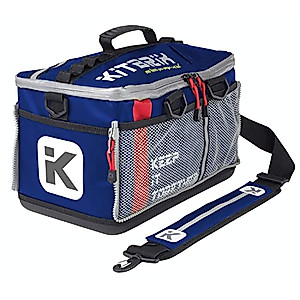 KITBRIX 3 Kit Bag Bundle - Gray, Red & Navy - Swimming, Cycling, Triathlon, Soccer, Gym, MMA, Running, Gym, Football, Soccer, Triathlon Transition, Obstacle Course Racing x3 Bag Set