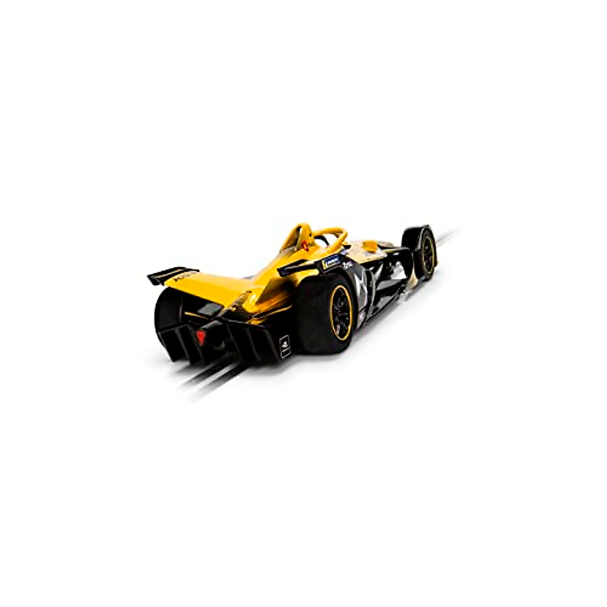 Scalextric Fomula E DS Techeeta 2019/20 Champion 1:32 Slot Race Car C4230, Gold & Black