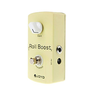 JOYO Boost Pedal Classic Circuitry up to 35dB Clean and Clear Boost for Electric Guitar Effect - True Bypass (Roll Boost JF-38)
