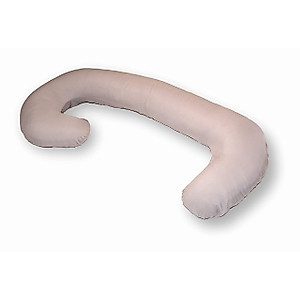 New Microfiber Zippered Replacement Maternity Body Pillow Cover (Grey)