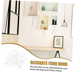 60 Pcs Ornaments Delicate Star Pendant Resin Star Pendant Resin Wall Decoration Decorative Sea Star DIY Resin Wall Art Craft Wall Sea Star Decorations DIY Home Decor