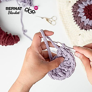 Bernat Blanket O'Go Sky Yarn - 4 Pack of 300g/10.5oz - Polyester - 6 Super Bulky - Knitting/Crochet