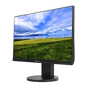 AG Neovo MH-27 27 Inch IPS 1080p Bezel Less Ergonomic Monitor with HDMI, DisplayPort and Speakers, Height Adjustable, Pivot, Swivel and Tilt for Office