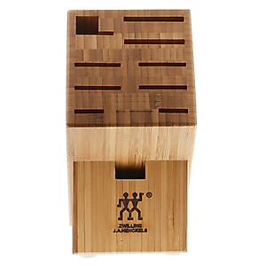 J.A. Henckels 10-Slot Bamboo Storage Block