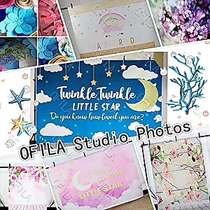 OFILA Wood Backdrop 8x6ft Wooden Backdrops Photography Background Wood Backdrop for Party Rustic Photo Backdrop Baby Photo Shoot Wood Floor Backdrop Cake Smash Photography