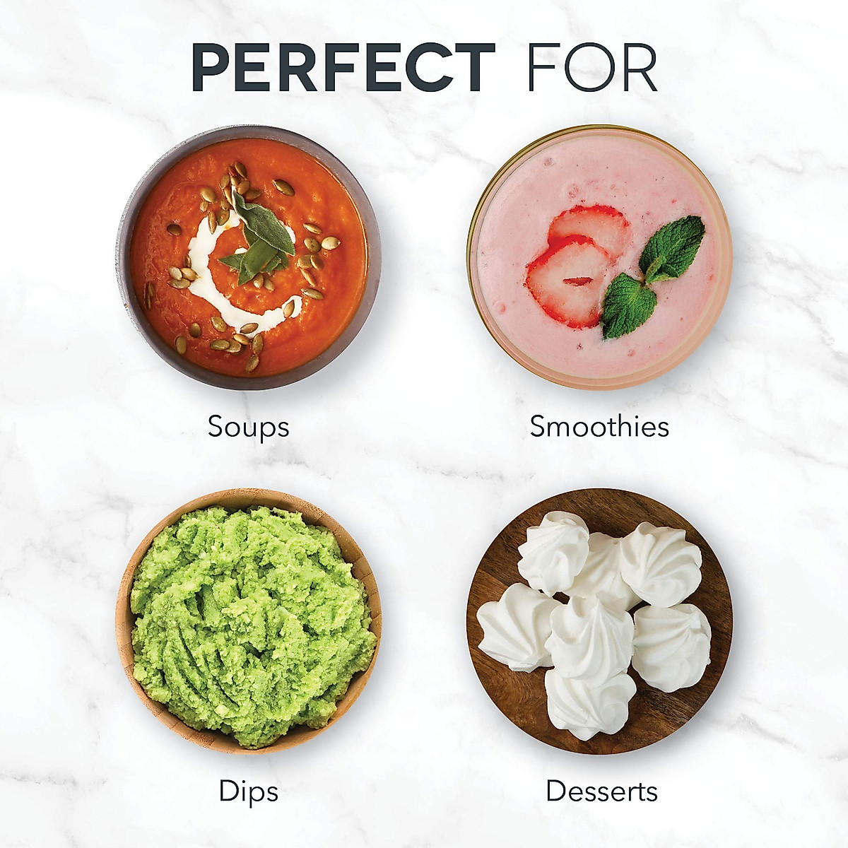 Dash Chef Series Immersion Hand Blender, 5 Speed Stick Blender with Stainless Steel Blades, Whisk Attachment and Recipe Guide – Teal