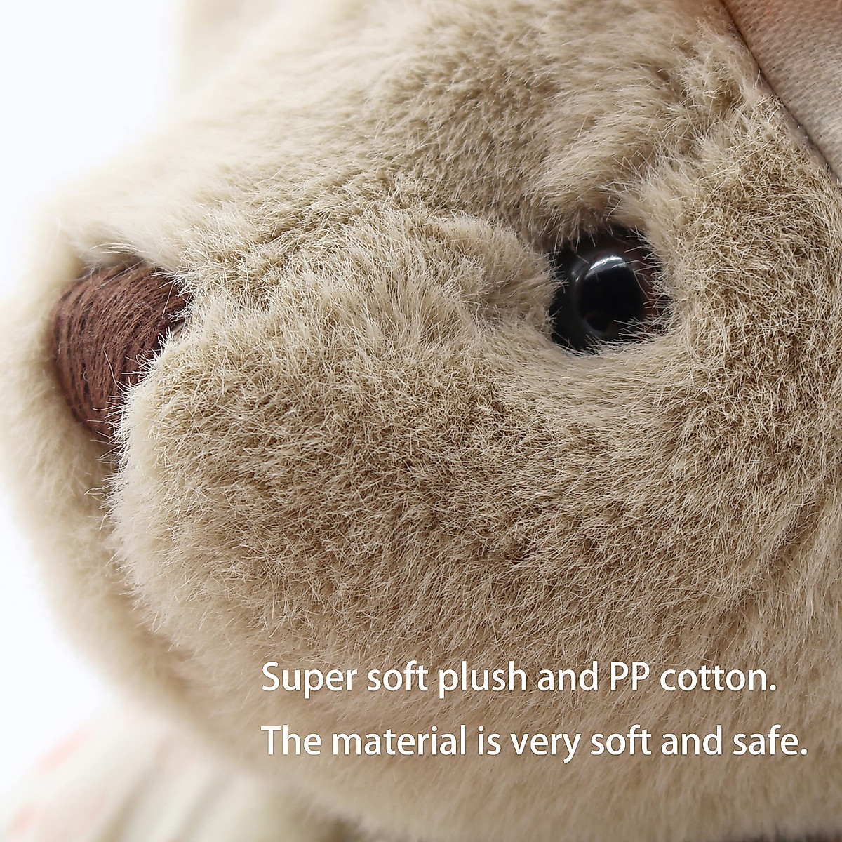 suepcuddly Jointed Teddy Bear Stuffed Animals Small Soft Plush Toy with Cloth (Pink Skirt 13Inch)