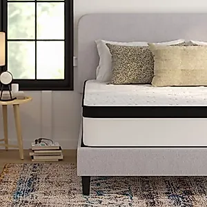 Taylor & Logan Linden 12" CertiPUR-US Certified Hybrid Pocket Spring Mattress in a Box with an Extra Firm Feel for Durable Support - King