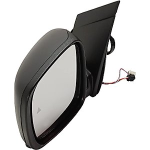 Kool Vue Driver Side Power Heated Mirror for Dodge Grand Caravan 2009-2019 With Signal Light & Blind Spot Monitor Paintable
