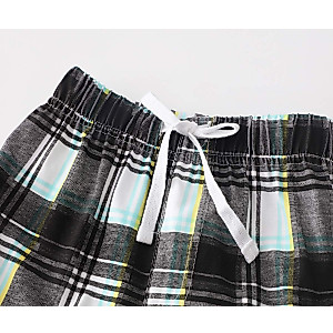 Julerwoo Toddler Boys Monster Truck Short Plaid Pants Set Outfits Summer Clothes 3t