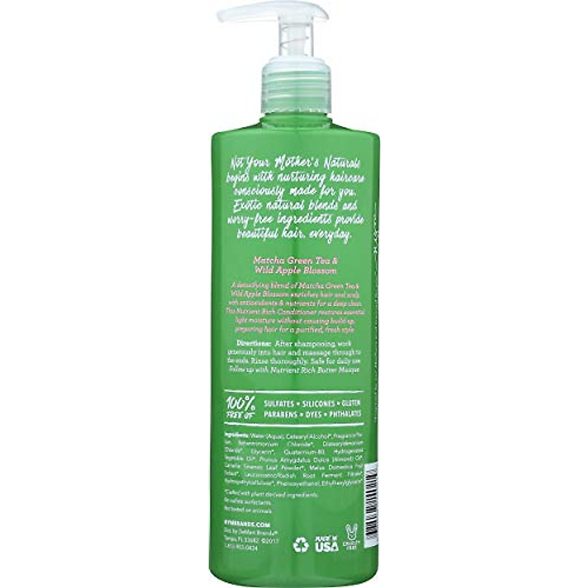 Not Your Mother's Naturals Conditioner, Green Tea and Wild Apple Blossom, 16 Oz
