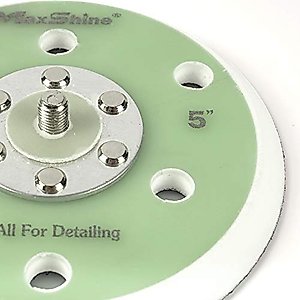 Maxshine 5” Hook and Loop Dual Action Backing Plate – For Dual Action Polishers with 5/16” diameter thread including High-Speed 6500 RPM M8S V2 , Supports up to 10000 OPM DA Polishers