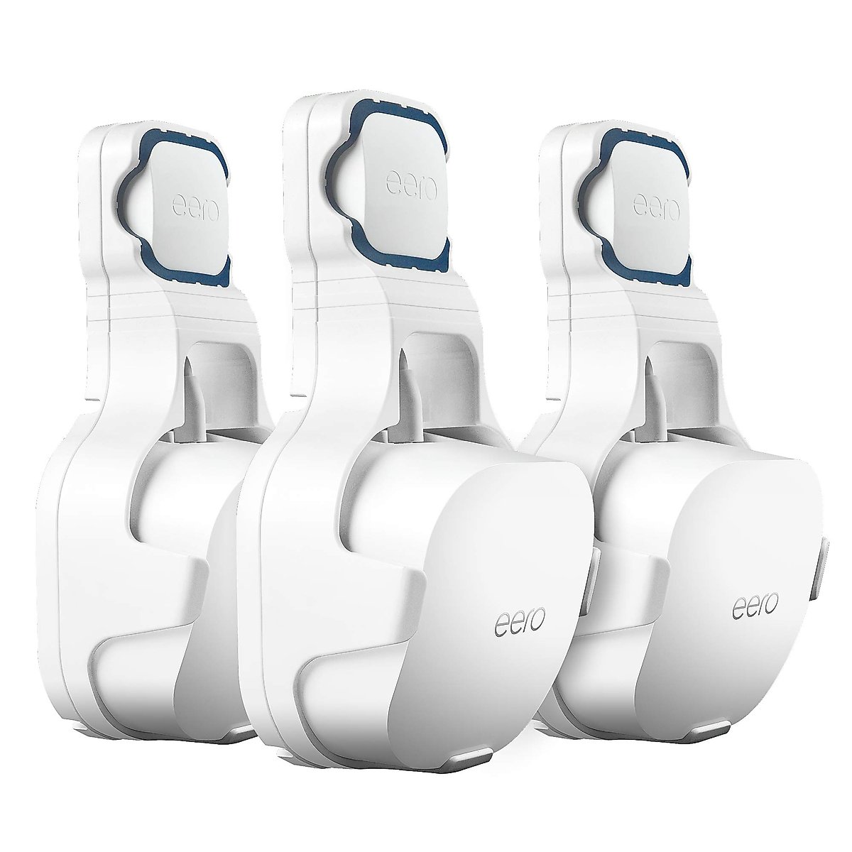LUOGAO Wall Mount Holder for EERO 6 WIFI System,EERO Routers Bracket with Perfect Cord Management with NO Messy Wires to Save Space and Easily be Moved(3 Pack)