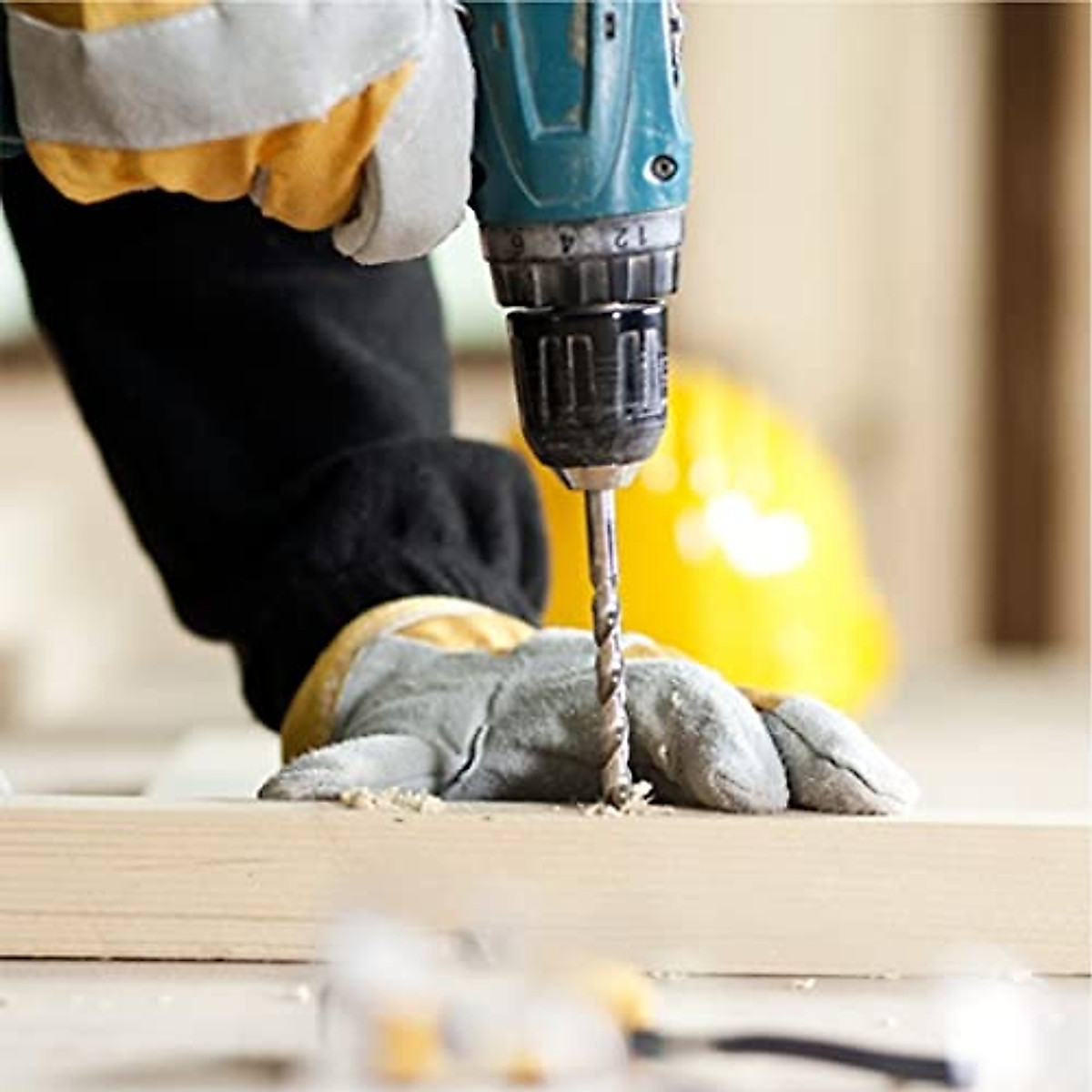 1/4" Hex Drill Tap Drill, M3 HSS Combination Hex Shank Drill & Tap, Power Tool Part Drill Bit for Aluminum Soft Metal