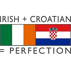 CafePress Irish Croatian Flags Mug Ceramic Coffee Mug, Tea Cup 11 oz
