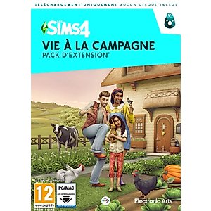 Les Sims 4: Vie à la Campagne (Add-On) (Code in a Box) (PC/MAC)