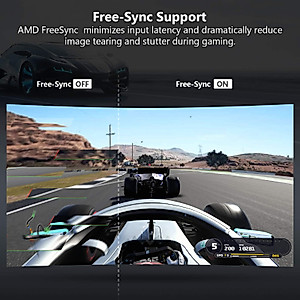 Z-Edge UG32F 32-inch Curved Gaming Monitor 16:9 1920x1080 200Hz Frameless LED Gaming Monitor, AMD Freesync Premium Display Port HDMI Built-in Speakers