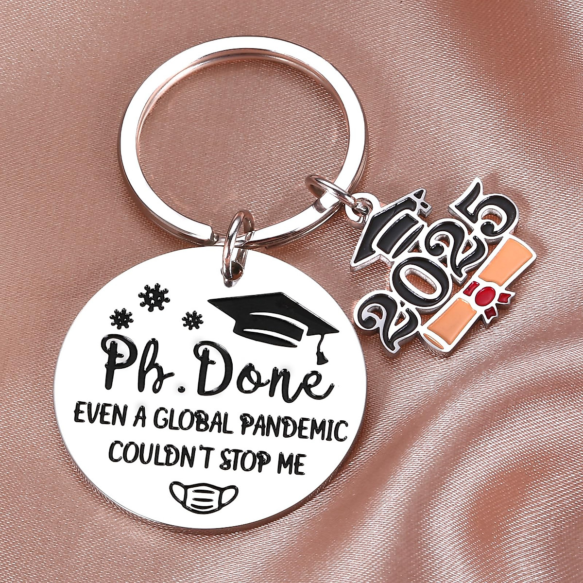 PhD Gifts for Women Graduation Keychain Gifts for Him Her PhD Graduation Gifts for Senior Graduate Student Funny Graduation Gifts for Women Men Son Daughter Doctor of Philosophy Nursing Grad Gift