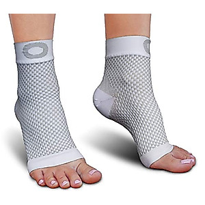 Plantar Fasciitis Socks with Arch Support for Men & Women - Best Ankle Compression Socks for Foot and Heel Pain Relief - Better Than Night Splint Brace, Orthotics, Inserts, Insoles