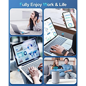 ZEXMTE USB Bluetooth Adapter for PC, 5.4 Bluetooth Dongle, Long Range Bluetooth Transmitter&Receiver, Plug-and-Play for Desktop, Laptop, Mouse, Keyboard, Headsets, Speakers Support Windows 11/10/8.1/7