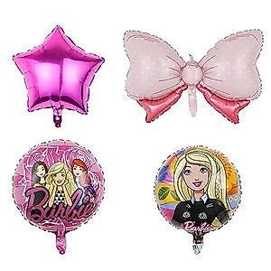 MC TTL- Party Balloons for Barbie Birthday Party Baby Shower Decorations.（2）